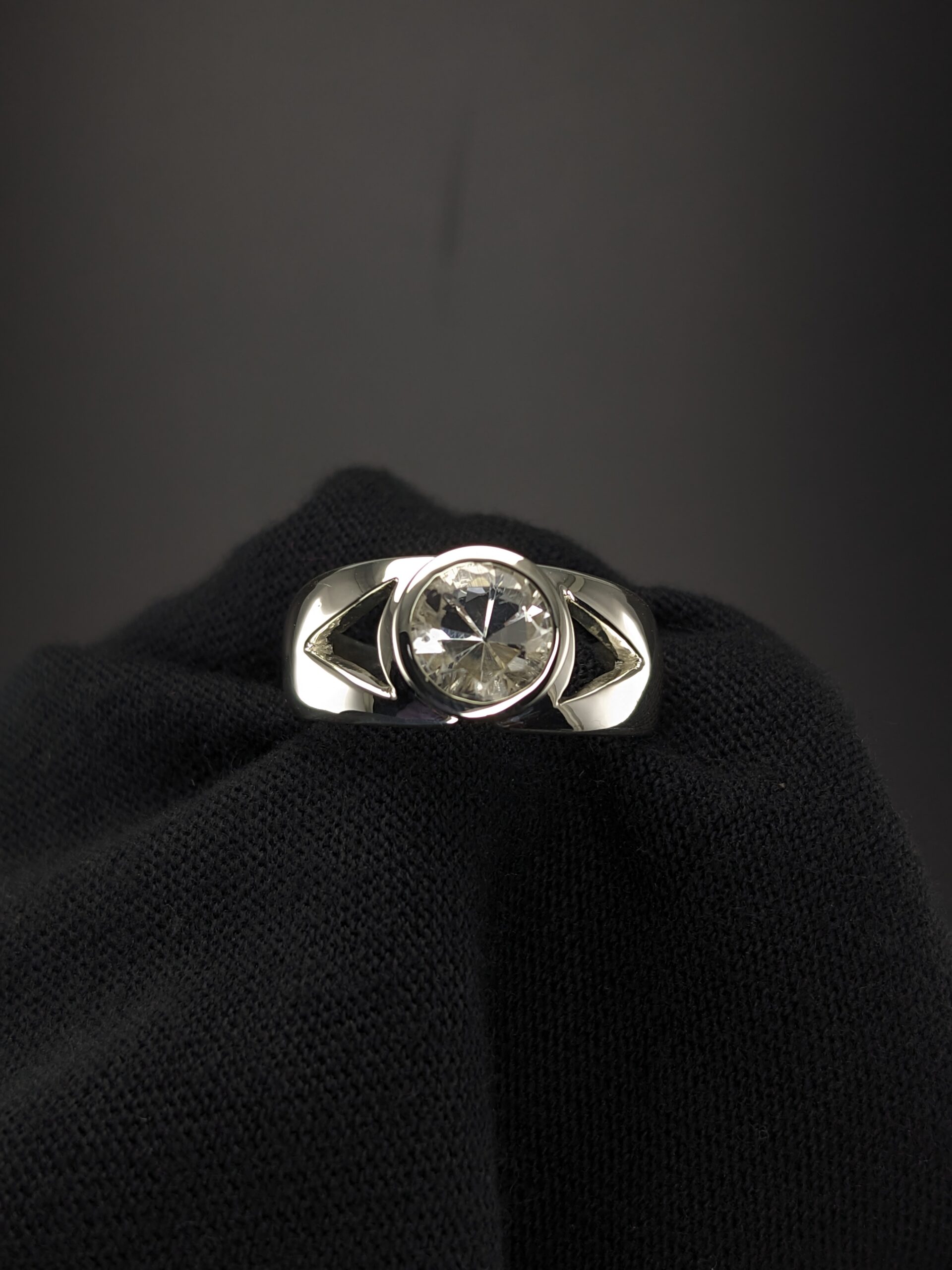 Sterling Silver Gents Ring | Lake County Diamond | Handmade - CITY GEMS ...
