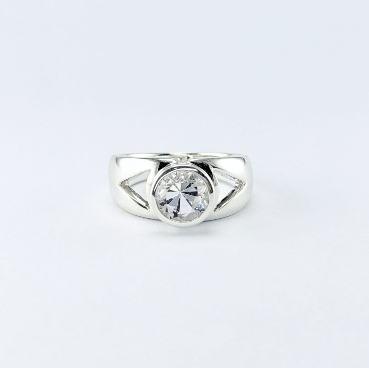 Sterling Silver Gents Ring | Lake County Diamond | Handmade - CITY GEMS ...