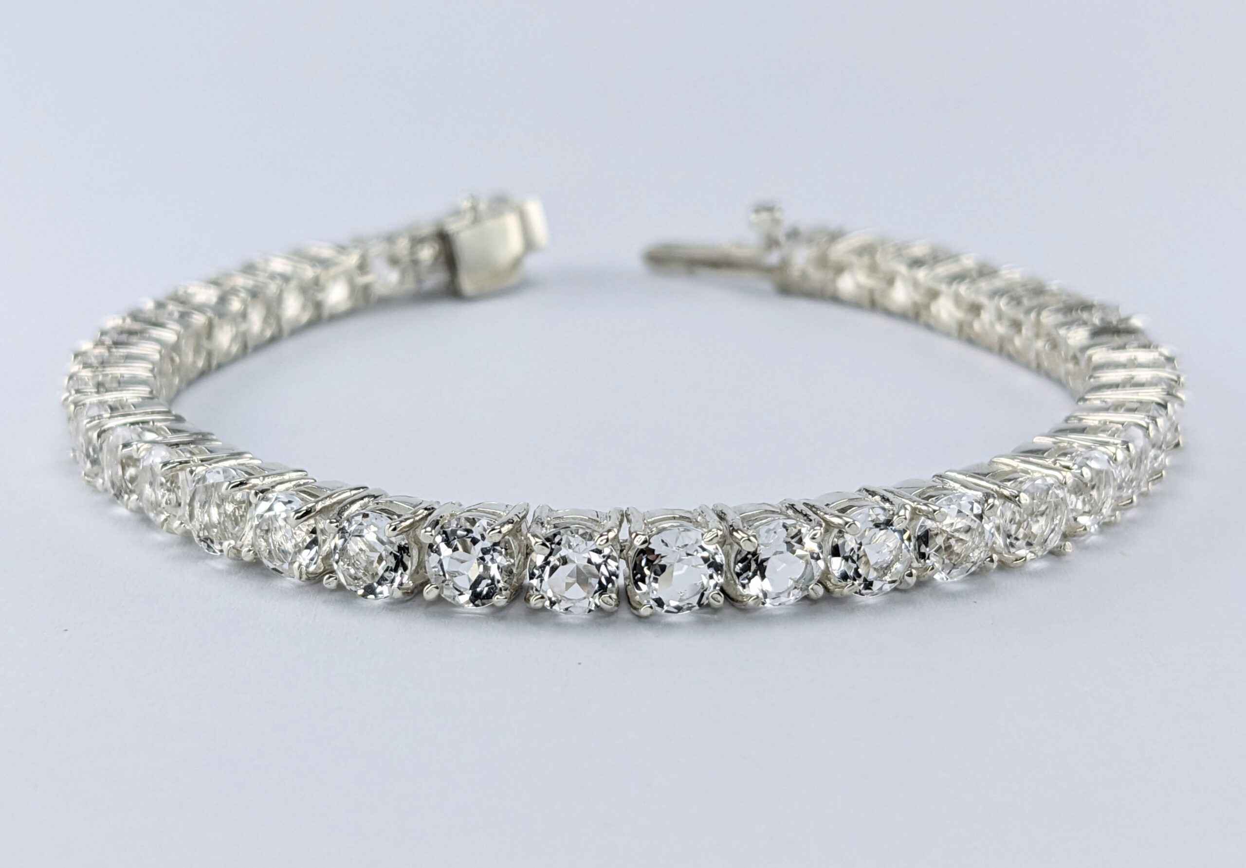 Sterling Silver Ladies Bracelet | Lake County Diamond | Handmade - CITY ...