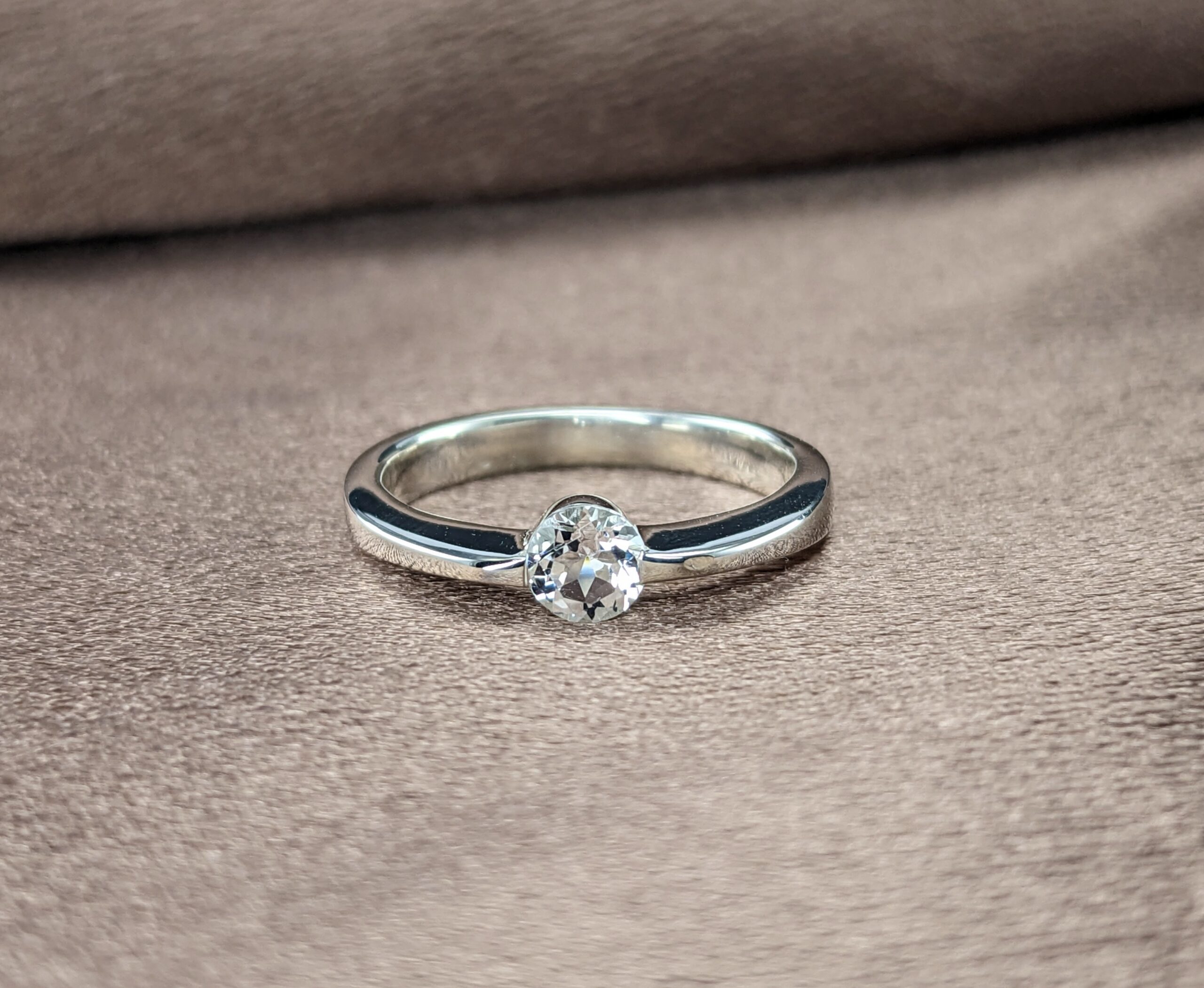 Sterling Silver Ladies Ring | Lake County Diamond | Handmade - CITY ...